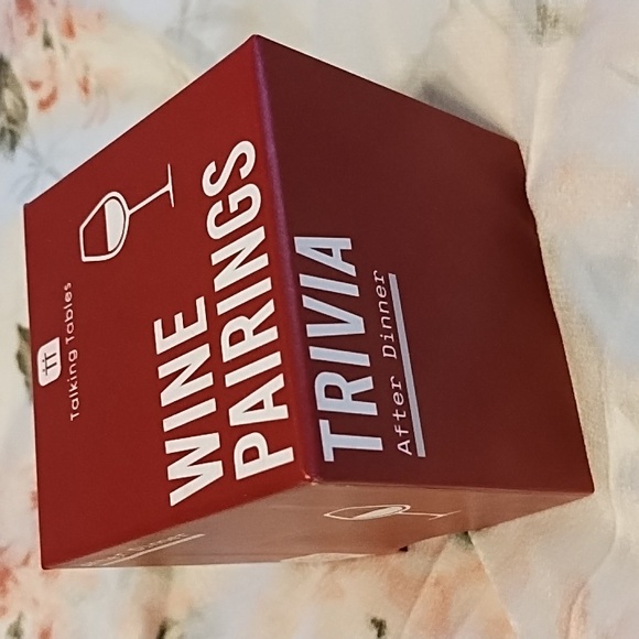 Talking Tables | Other | 0 Wine Pairing Trivia Cards | Poshmark